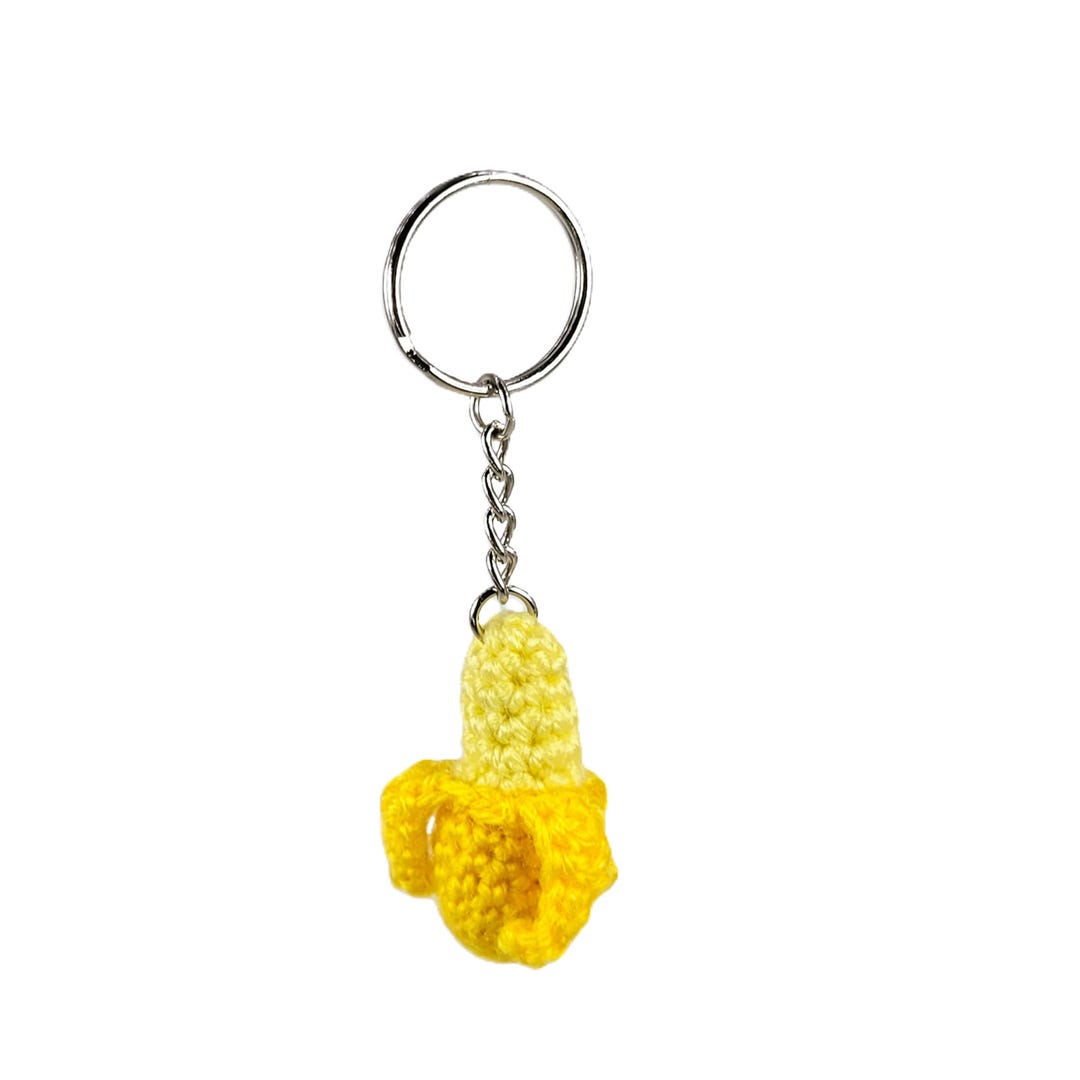 PDF Pattern Download Crochet Amigurumi Mini Banana Keychain - Etsy