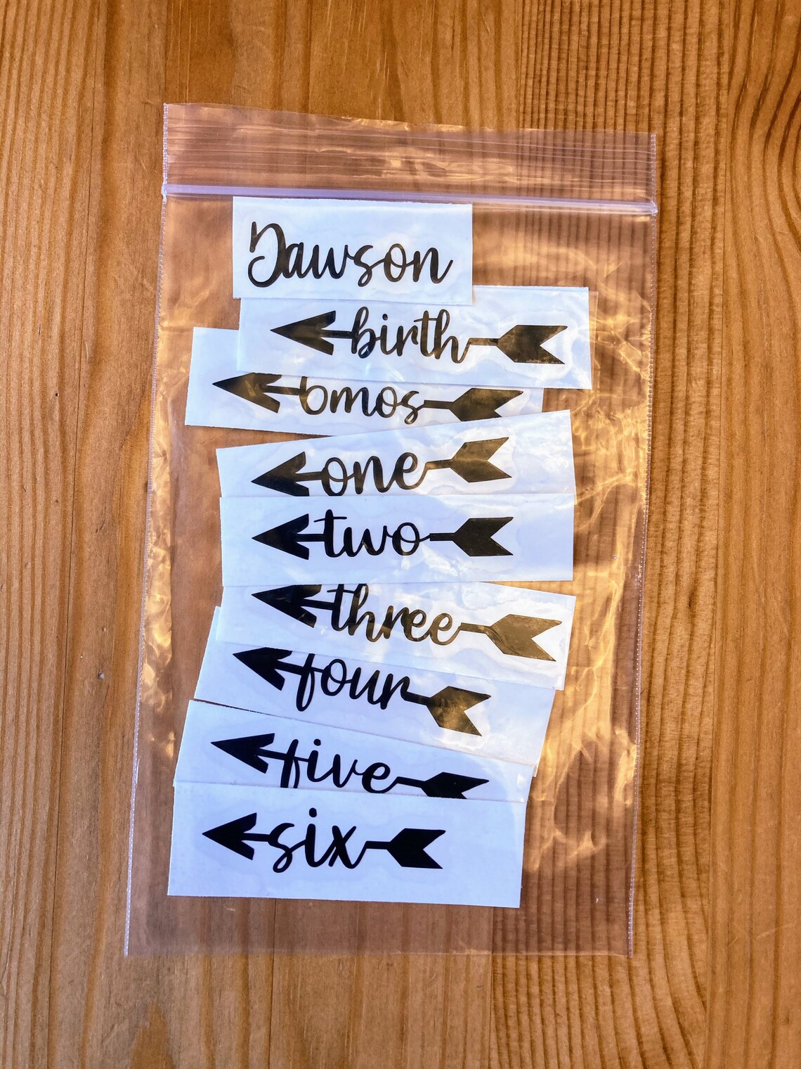 Height Arrow Marker for Growth Chart, Vinyl Arrow Decal, Height Marker ...