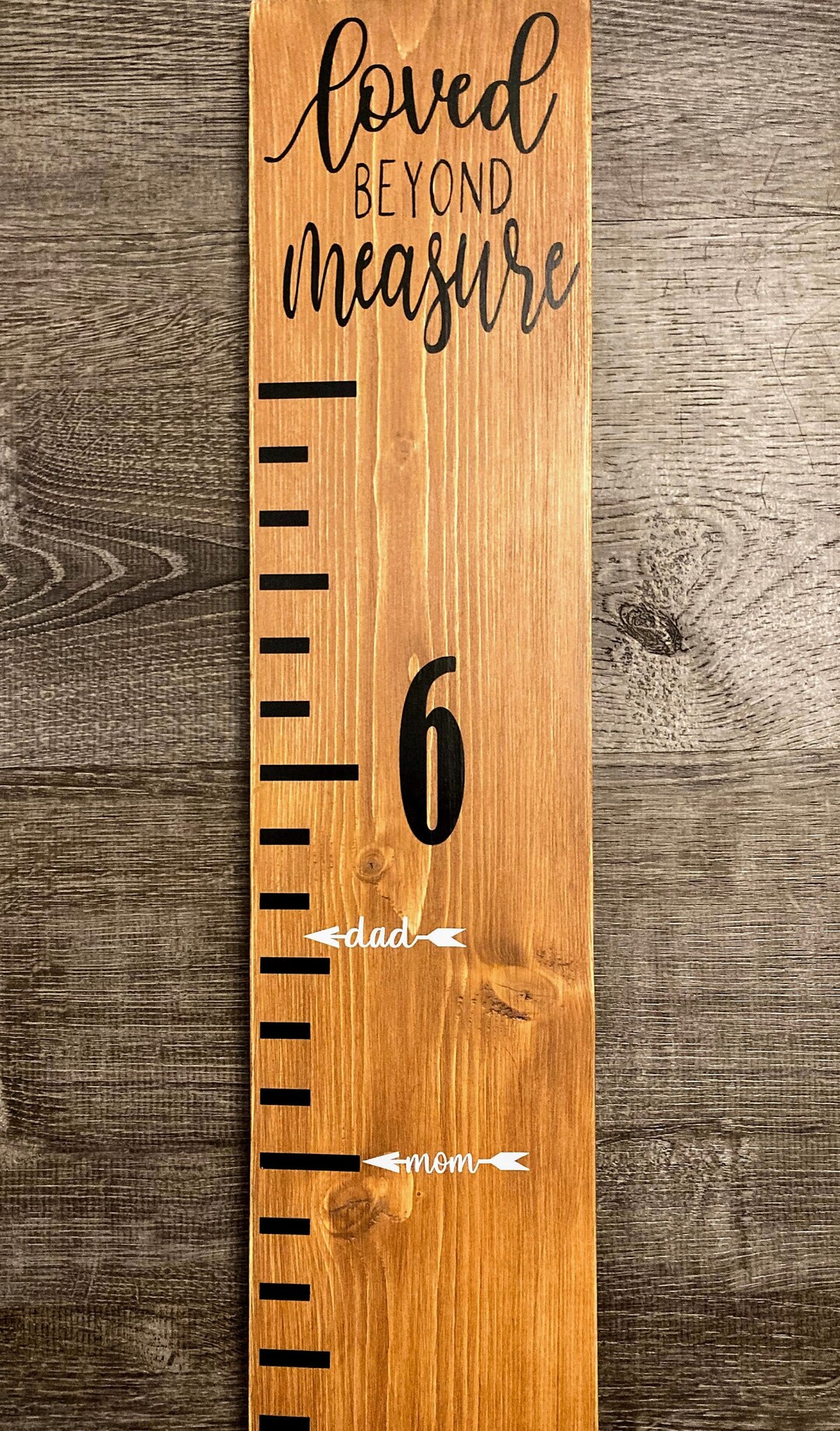 Height Arrow Marker for Growth Chart, Mom and Dad Arrow Marker, Parent ...