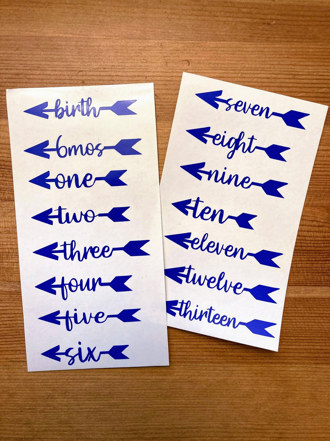 Height Arrow Marker for Growth Chart, Vinyl Arrow Decal, Height Marker ...