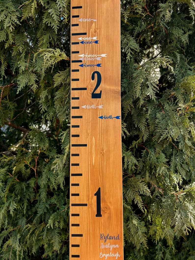 Height Arrow Marker for Growth Chart, Vinyl Arrow Decal, Height Marker ...