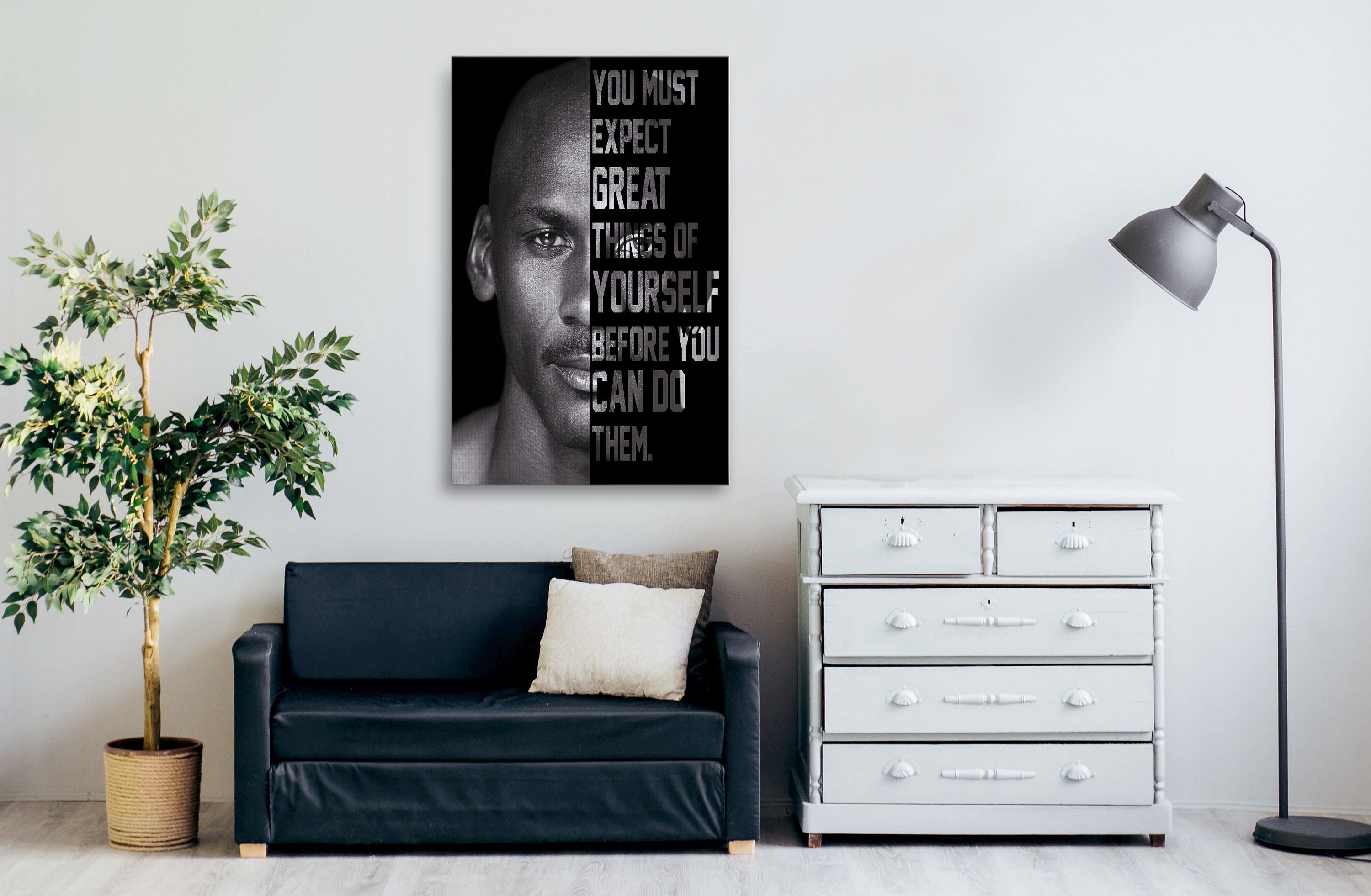 Michael Jordan Motivational Quotes Art Poster sold by Claudia Lima ...