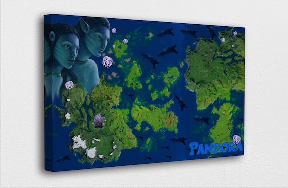 Pandora Planet Map