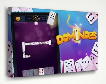 Dominoes Game Poster - Etsy