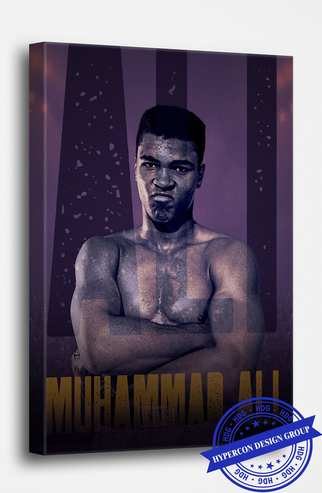 Muhammad Ali Art Canvas Muhammad Ali the Greatest Fighter - Etsy