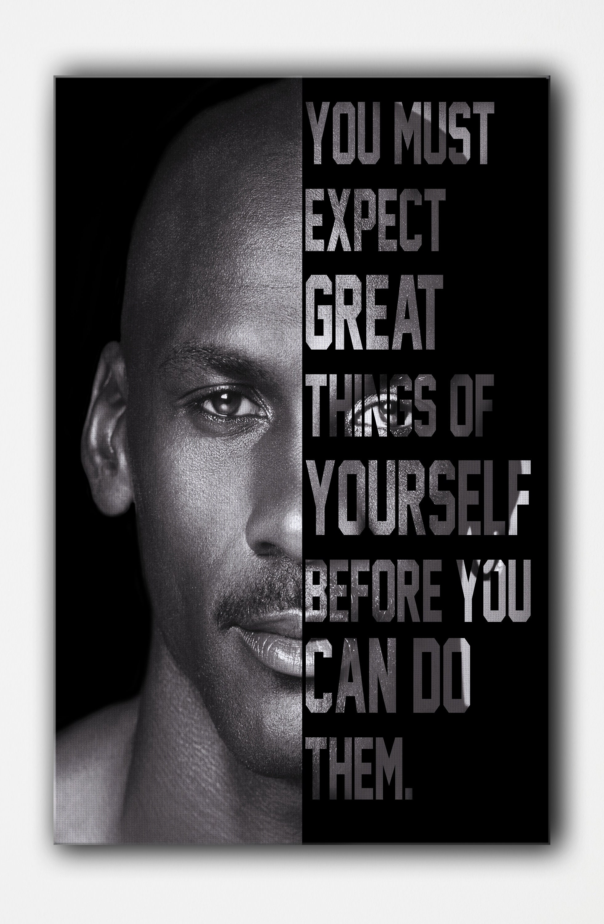 Michael Jordan Motivational Quotes Art Poster sold by Claudia Lima ...