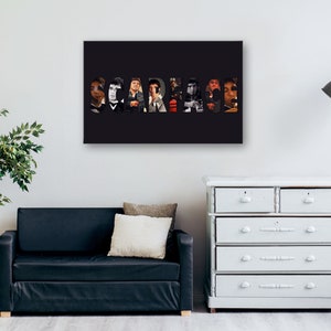 Scarface Art Canvas Scarface Word Photo Collage Art Canvas - Etsy