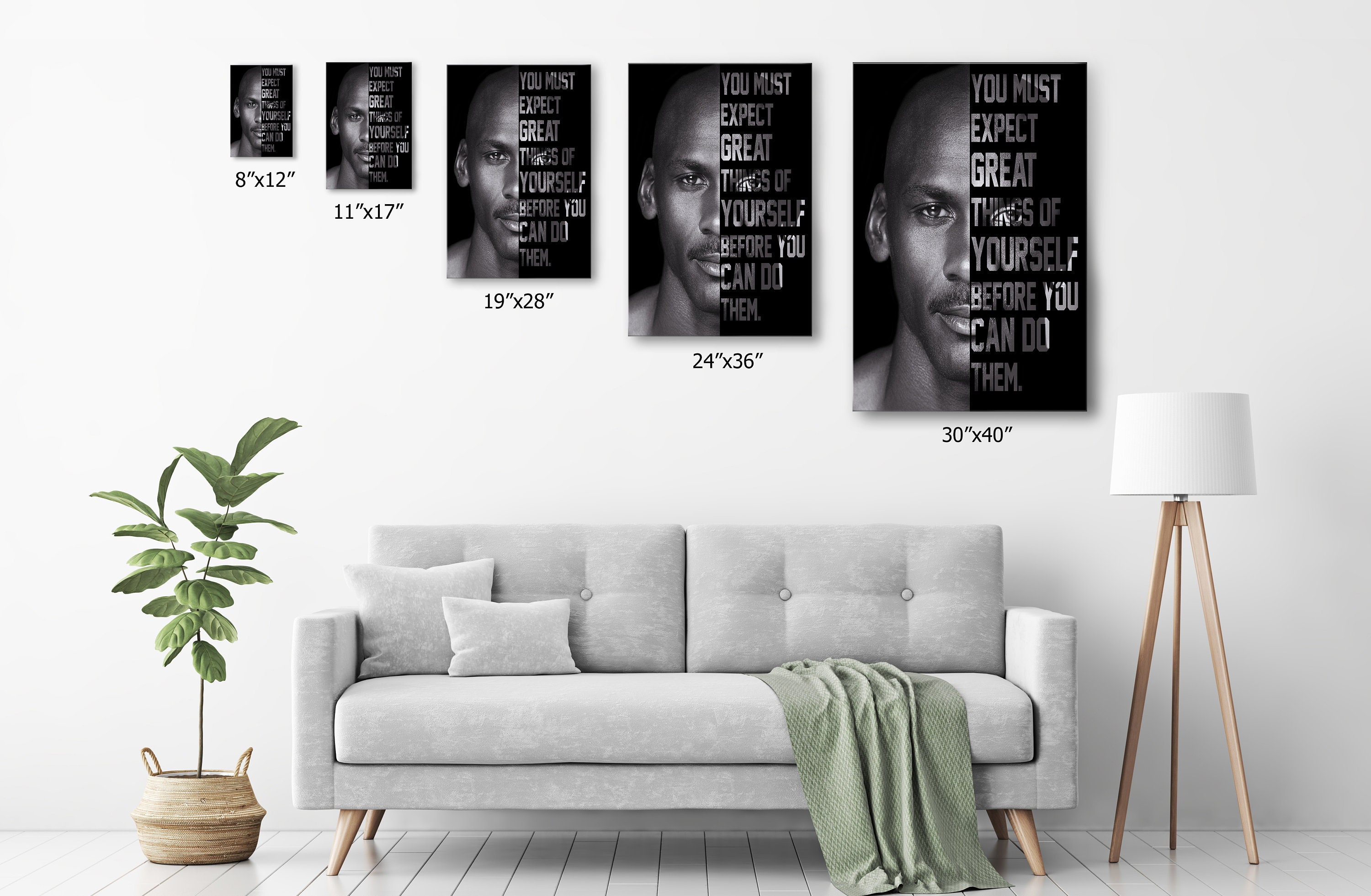 Michael Jordan Motivational Quotes Art Poster sold by Claudia Lima ...