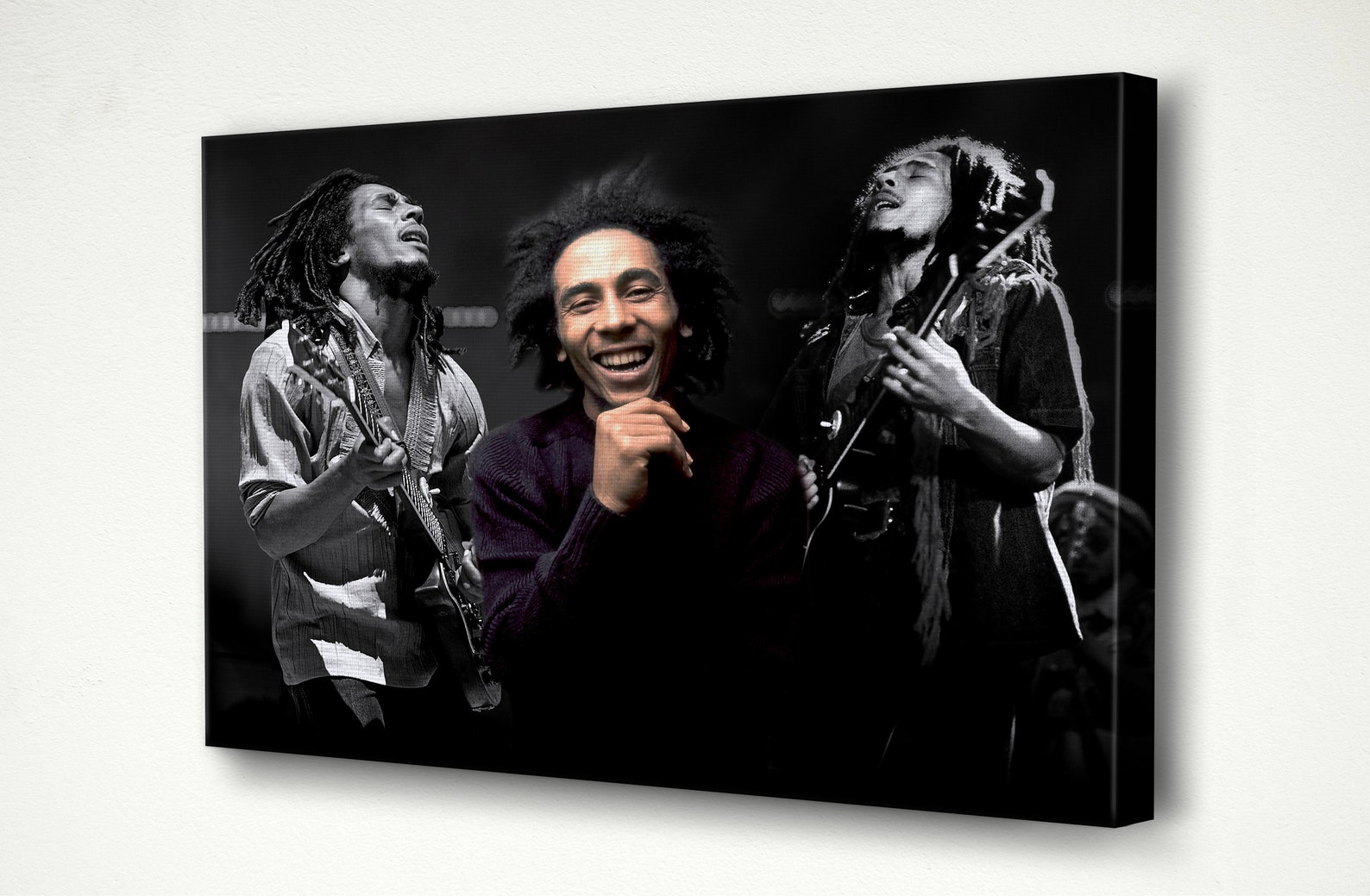 Bob Marley Picture Collage Art Canvas Poster/Gift/Wall Art - Etsy France