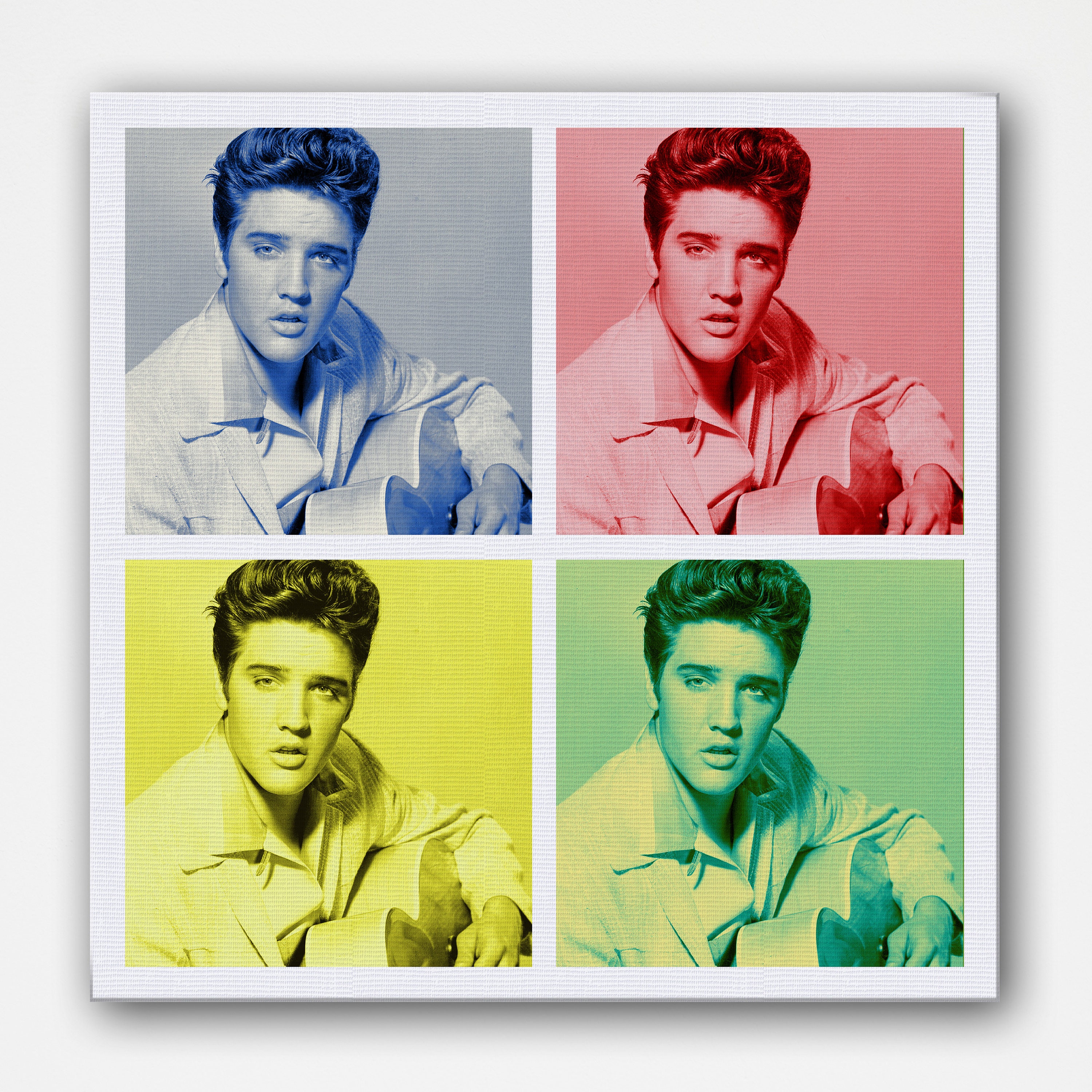 Elvis Presley Colorful Collage Art Canvas Poster/gift/wall Art - Etsy UK