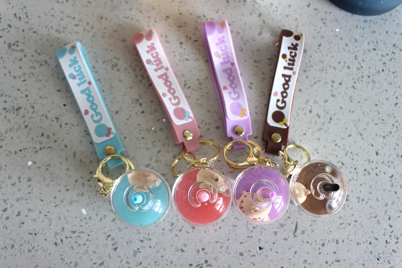 Kawaii Bear Boba Milk Tea, Bubble Tea Liquid Keychain, Cute Pearl Milk ...