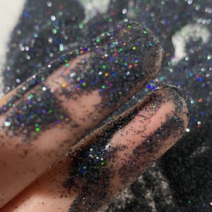 Black Holo / Black Glitter/ Glitter/ Extra Fine Glitter/ Resin Safe ...