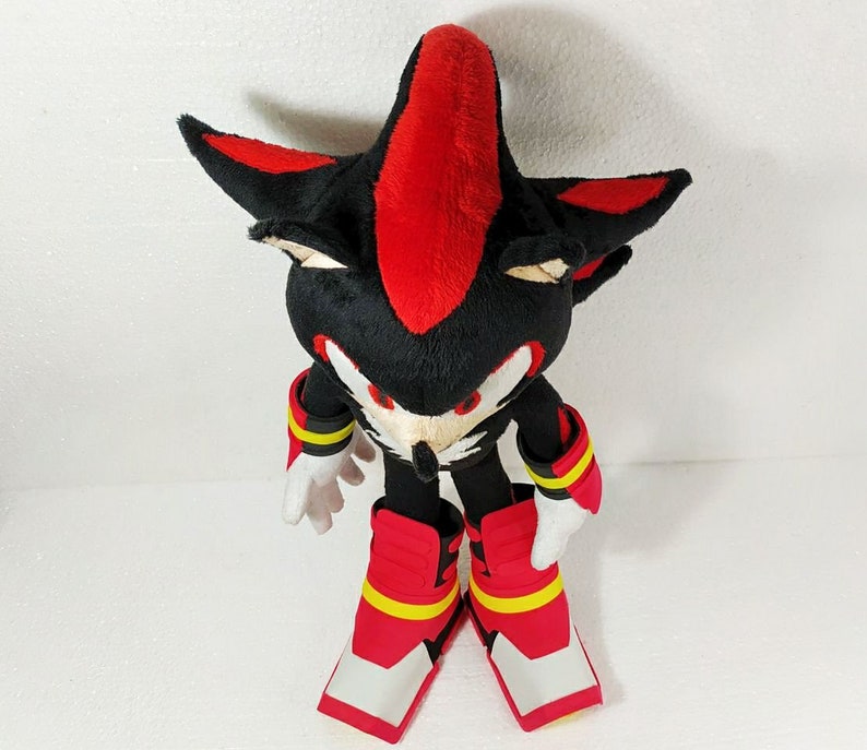 Custom plush inspired by Super Sonic Shadow the Hedgehog | Etsy