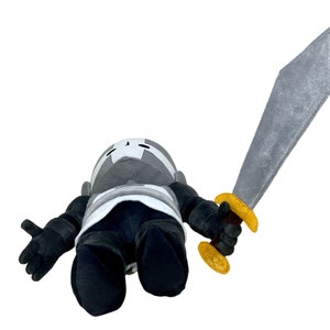 Custom Plush Gray-knight - Etsy