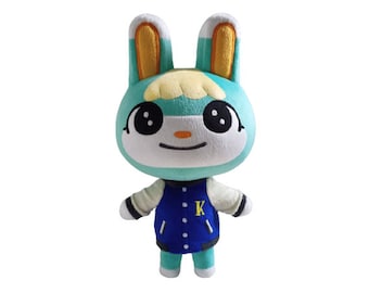 Toys Animal Crossing Villager Sasha the Rabbit Amigurumi Crochet Plush ...