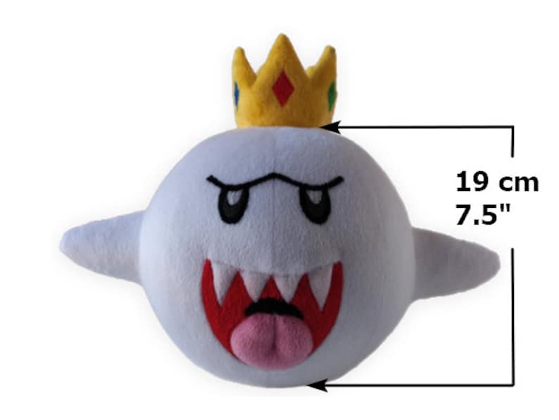 Custom Plush King Boo Red | Etsy