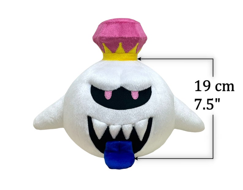 Custom Plush King Boo Black - Etsy