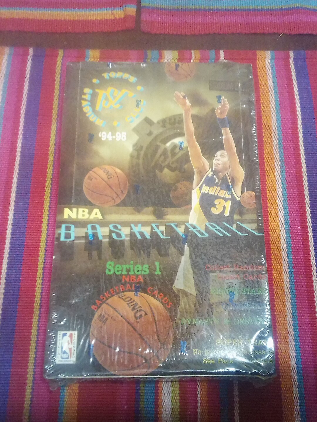 NBA Basketball 1994-1995 Topps Stadium Club Series 1 Card Box 24 Wax ...