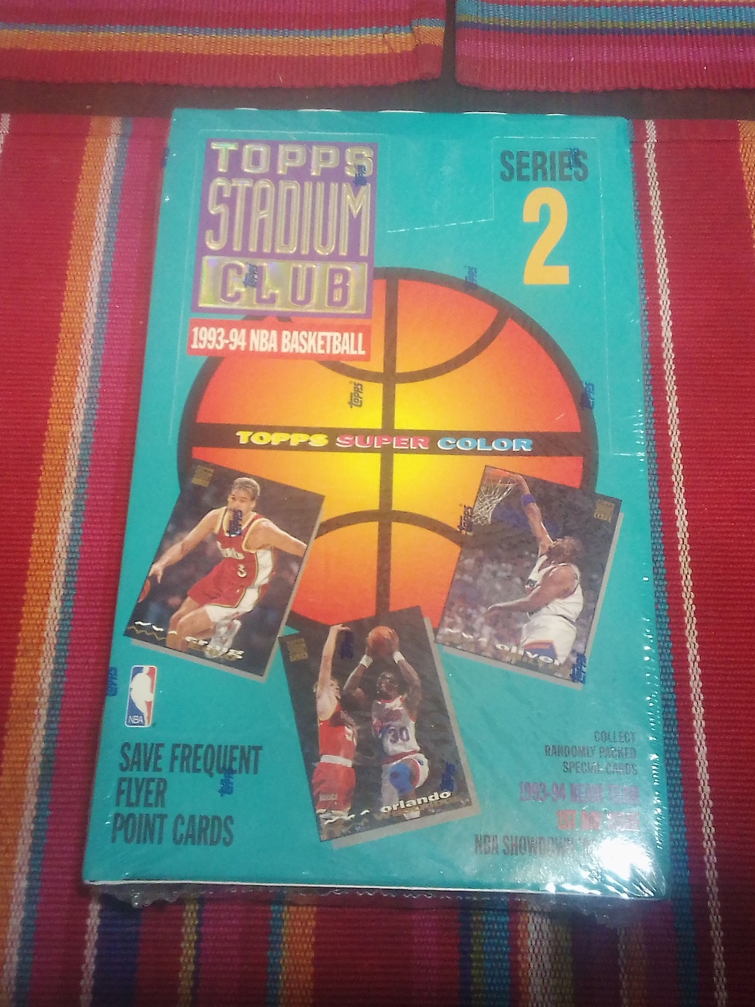 NBA Basketball 1993-1994 Topps Stadium Club Series 2 Card Box 24 Wax ...