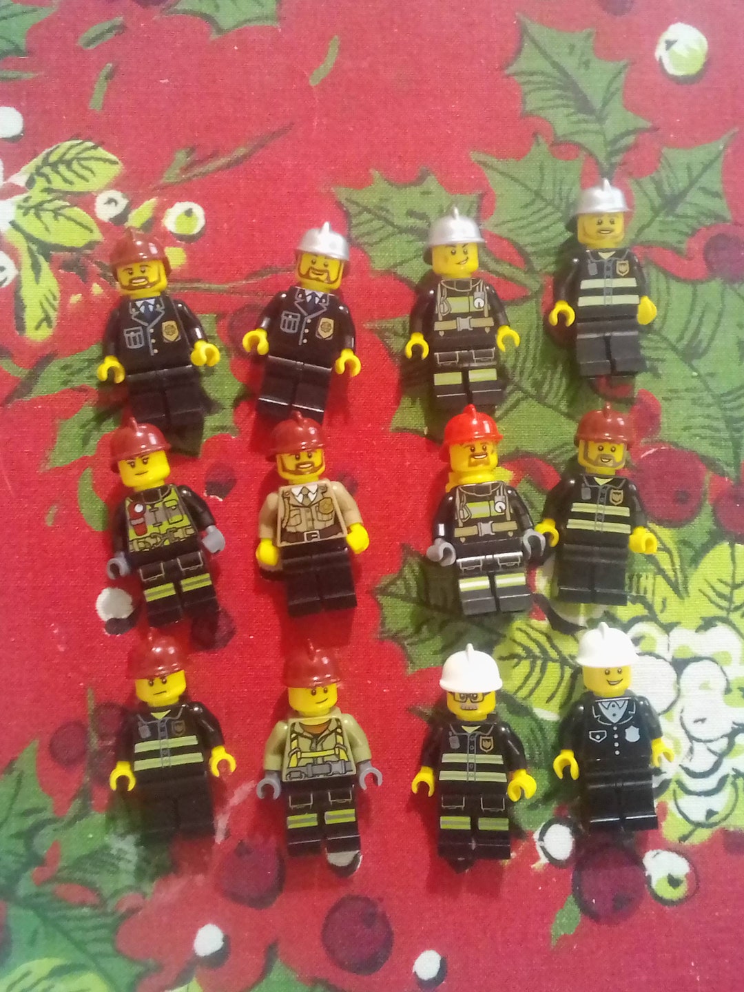 Lego Firemen Minifigure Lot OF 5 100% Lego Figures Excellent Condition ...