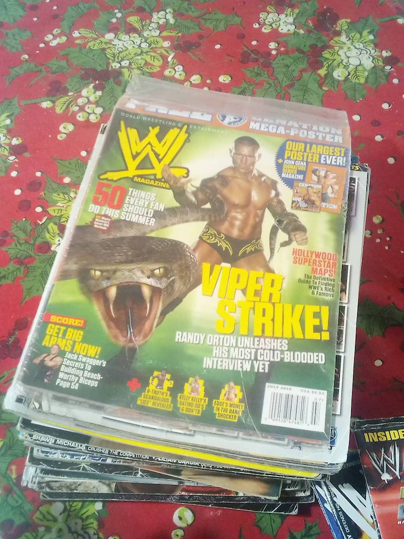 WWF WWE Wrestling Magazine Lot OF 5 I Repeat 5 Wwf Wwe - Etsy