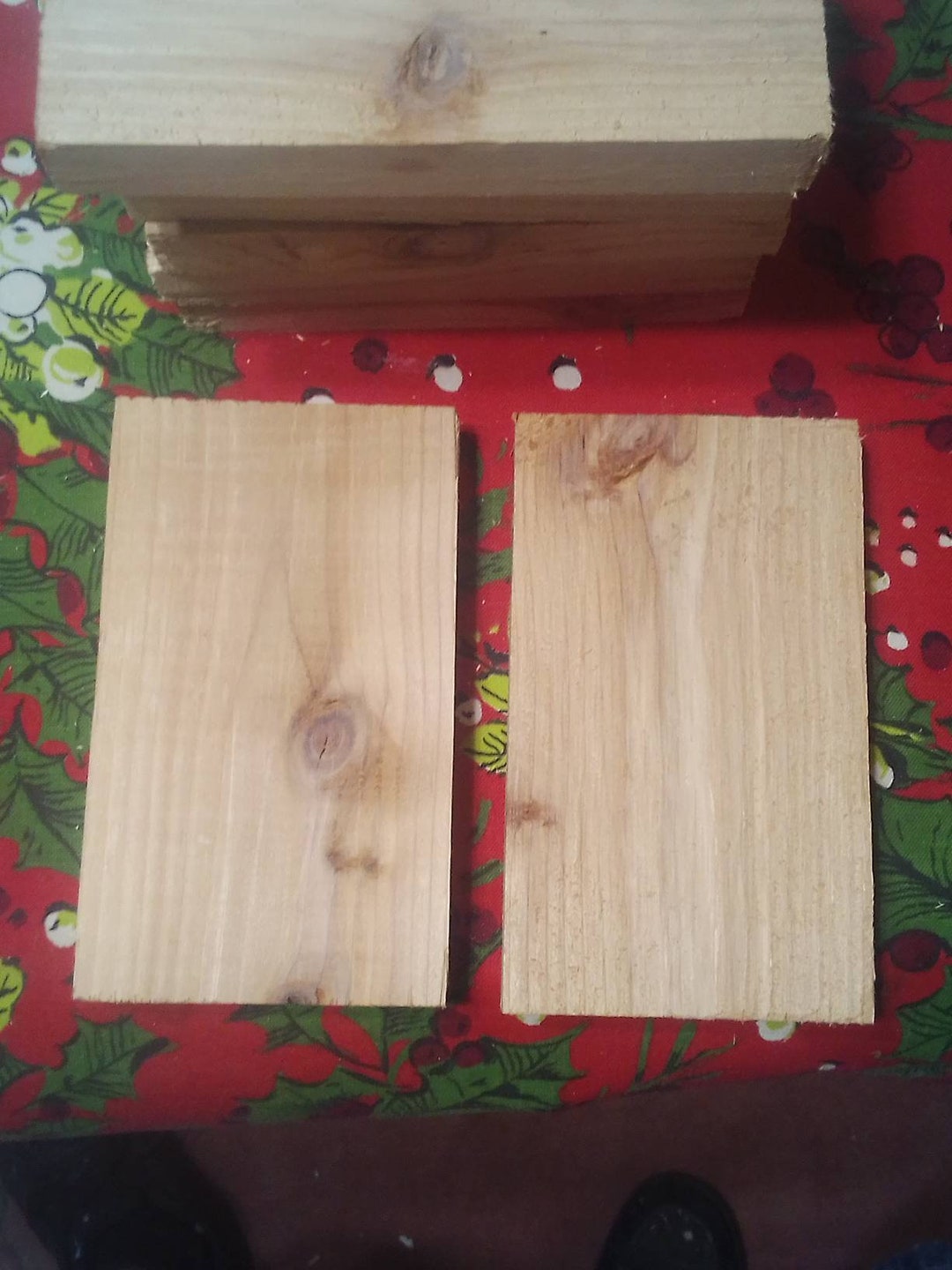 Wood Blocks Cedar 1" X 4" X 6" Wood Cedar Block 8 Piece Lot Building ...