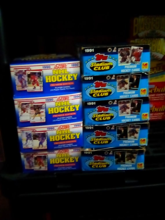 Huge Bulk Lot of 54 Unopened Old Vintage NHL Hockey Sports - Etsy