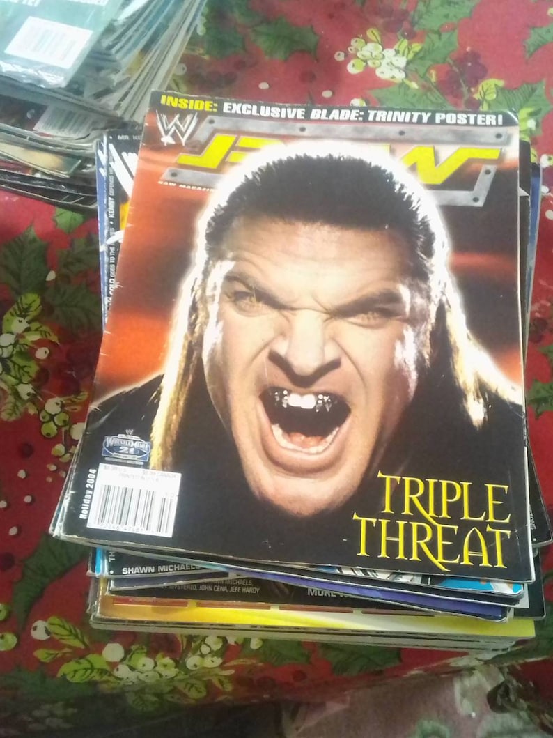 WWF WWE Wrestling Magazine Lot OF 5 I Repeat 5 Wwf Wwe - Etsy