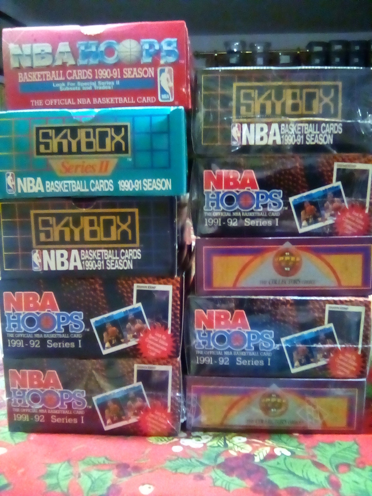 Huge Bulk Lot of 100 Unopened Old Vintage NBA Basketball Sports Trading ...