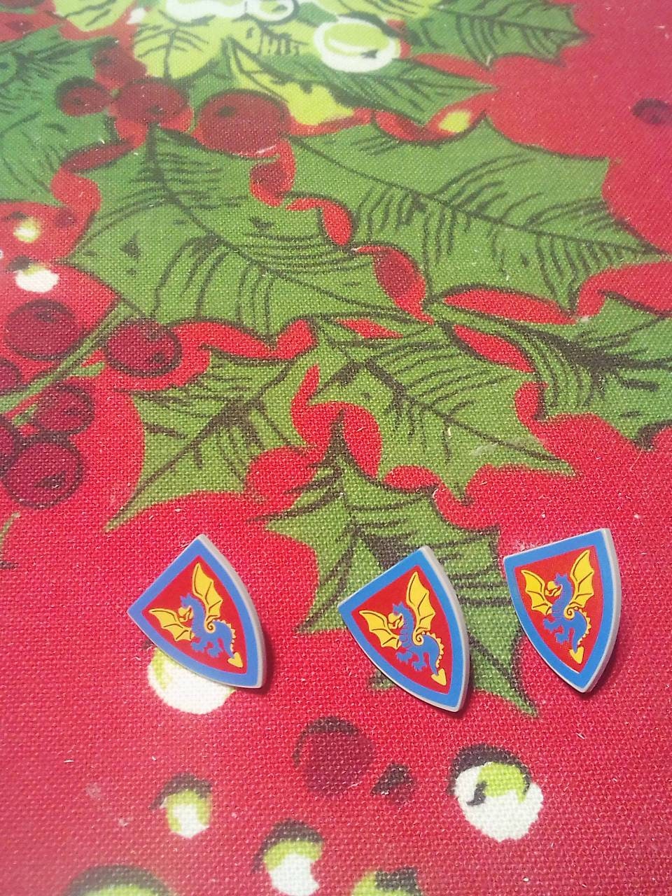 Lego Shield Lot of 3 Dragon Shields Black Monarchs and Knights - Etsy