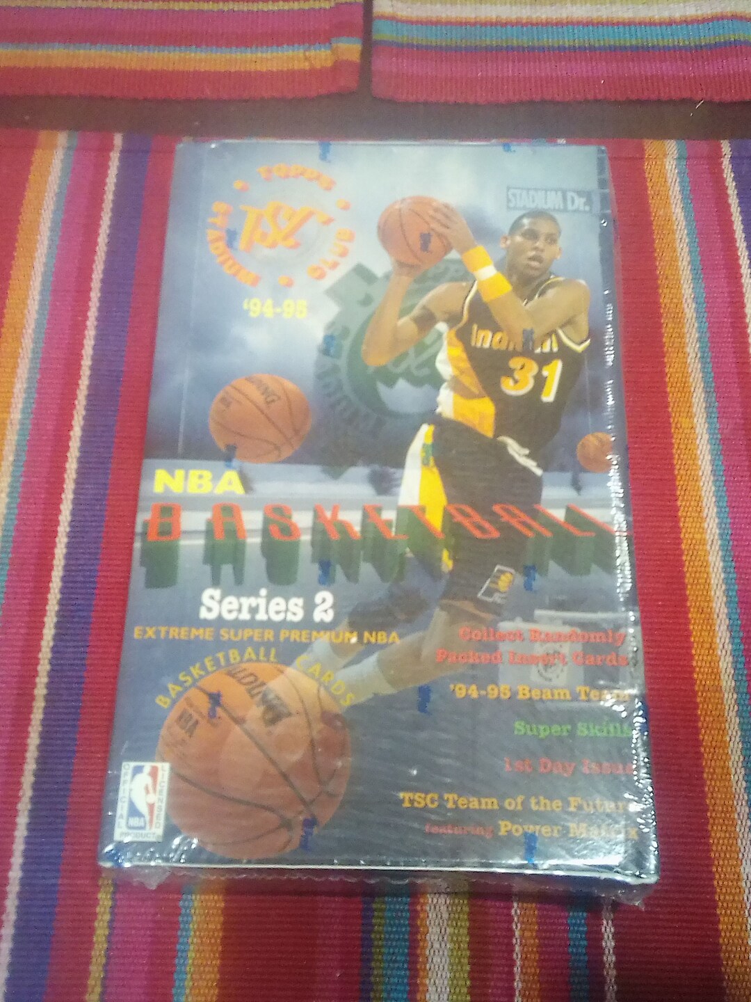 NBA Basketball 1994-1995 Topps Stadium Club Series 2 Card Box 24 Wax ...