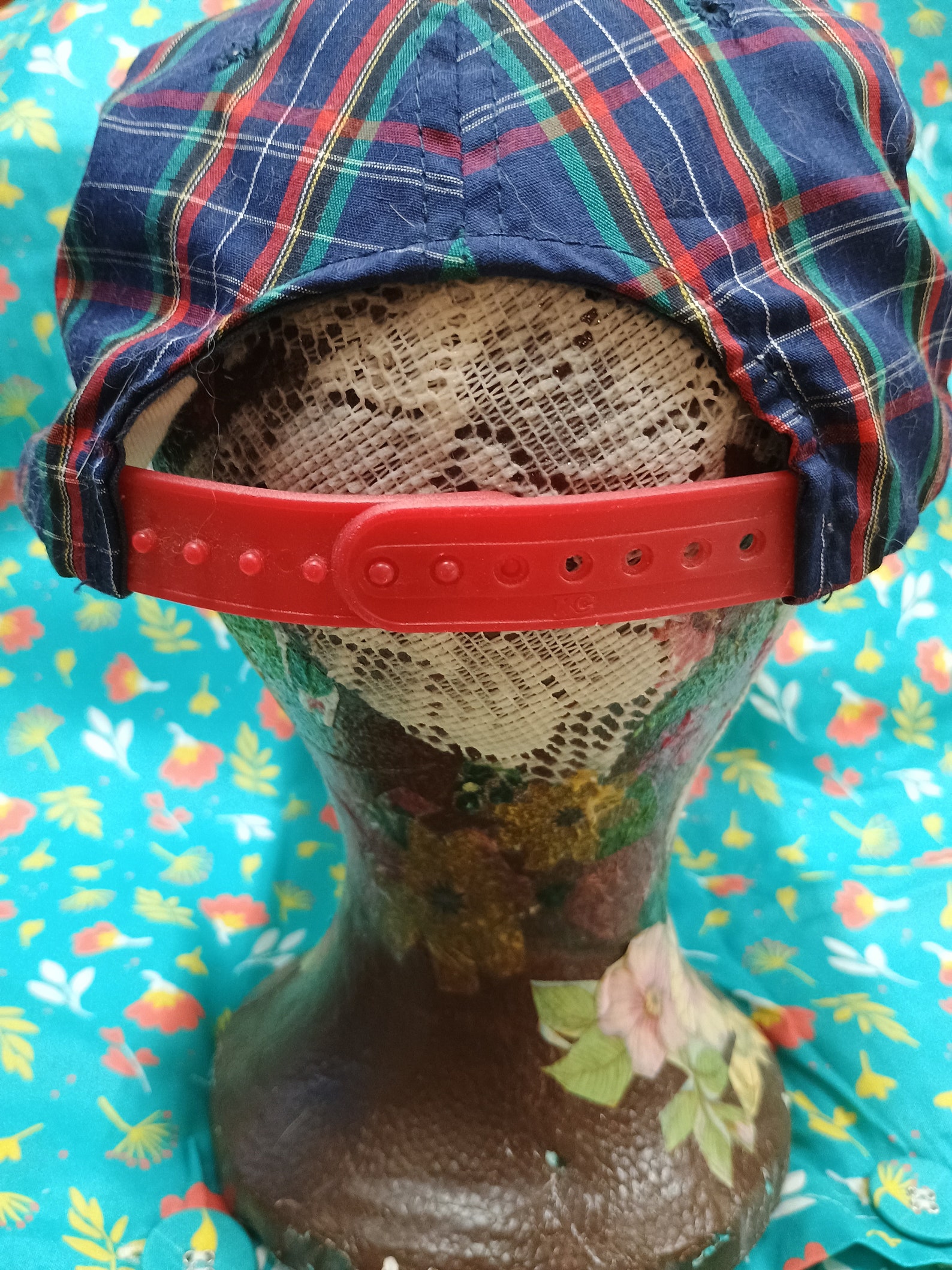 Custom Ball Cap Embellished W Denim Patch W Embroidered Flowers ...