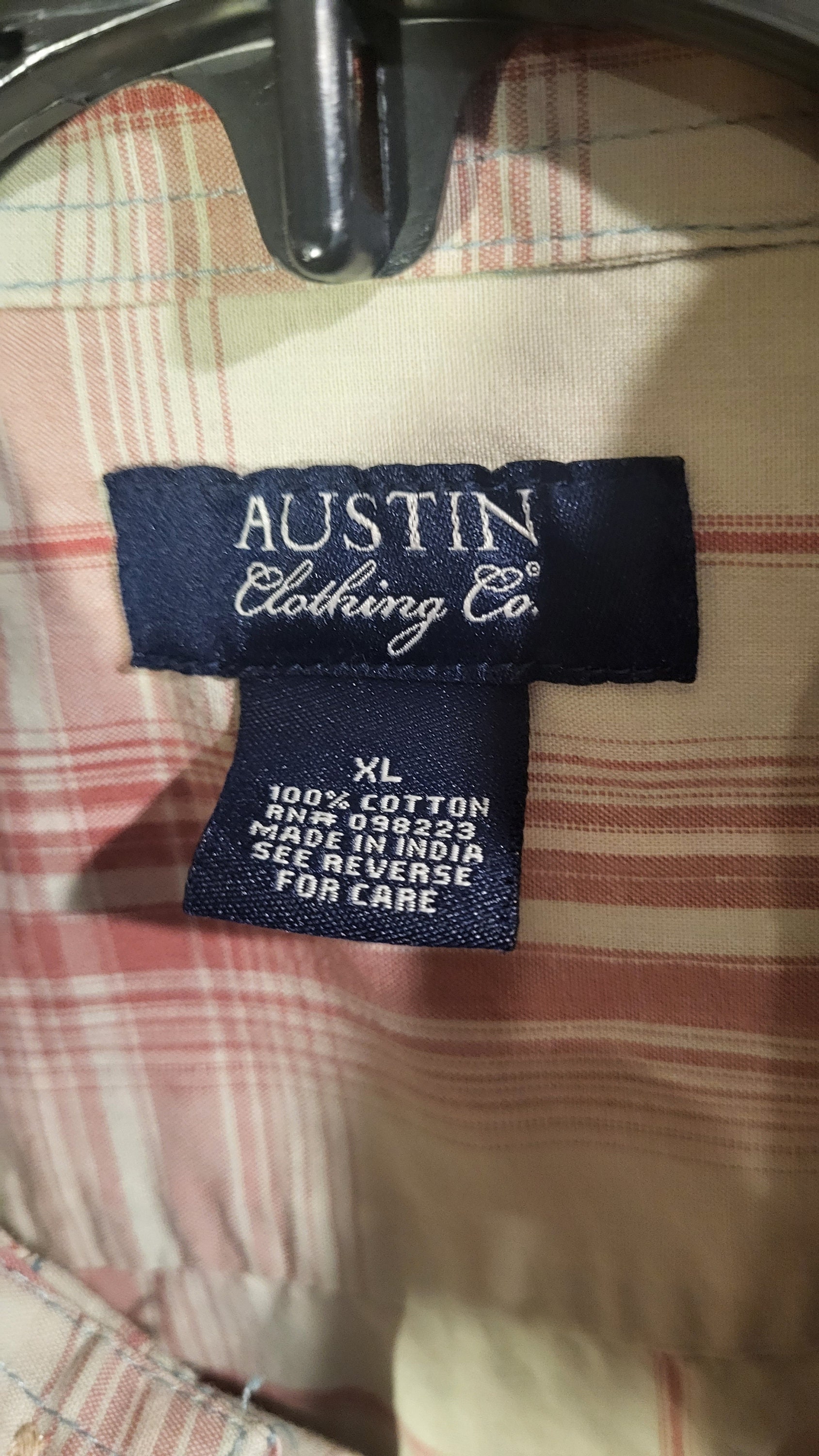 Custom Ombre Austin Clothing Co. Button up Shirt 100% Cotton Wearable ...