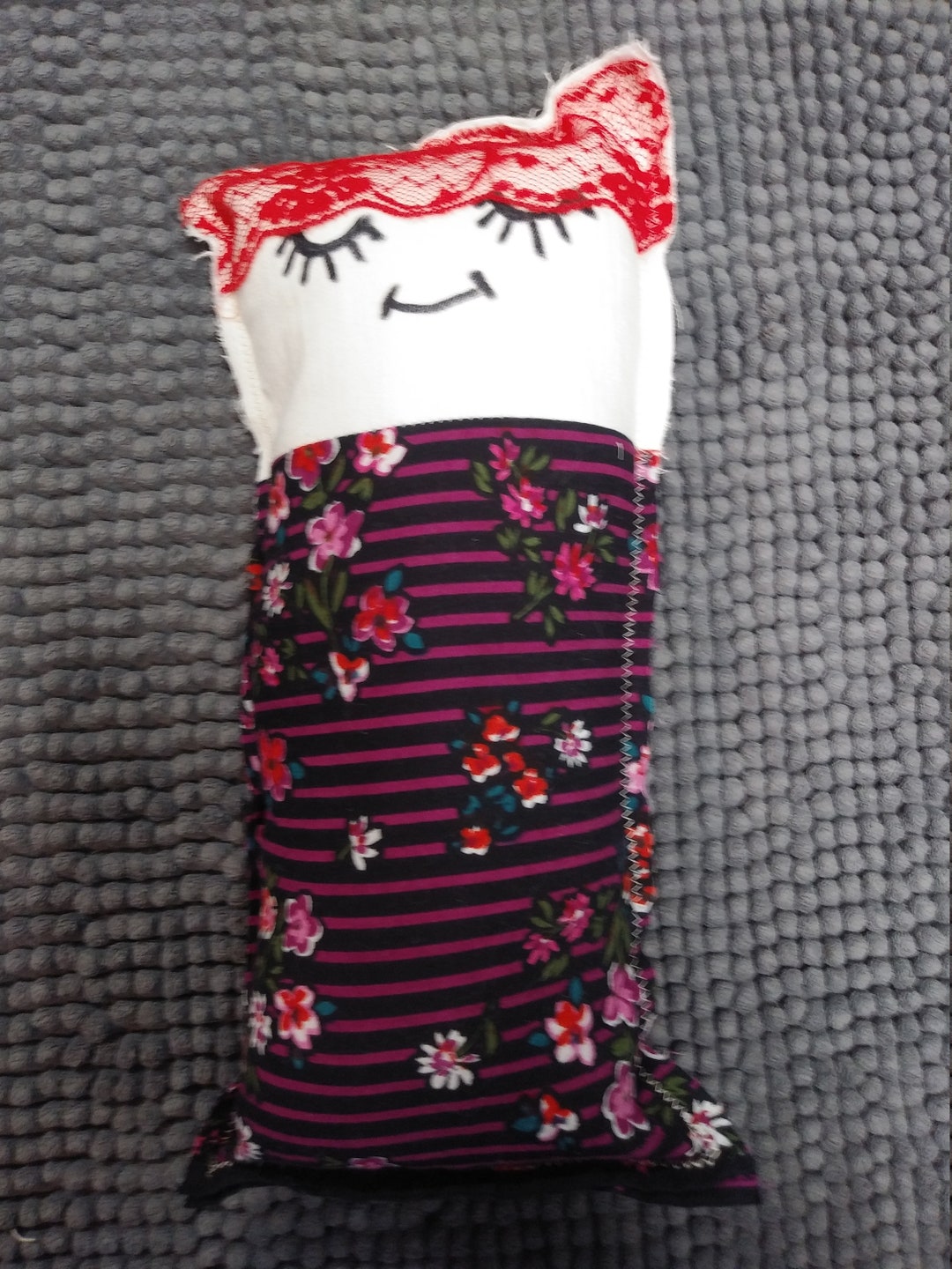 Rag Doll From Upcycled Materials Exclusive Design Original Pattern One ...