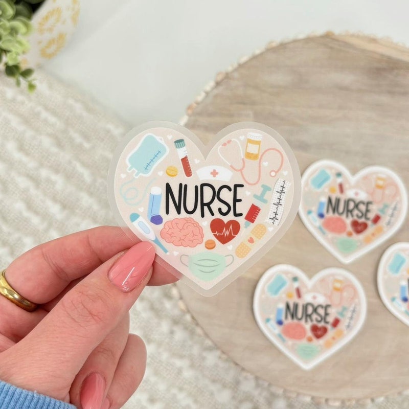 Nursing Sticker - Etsy