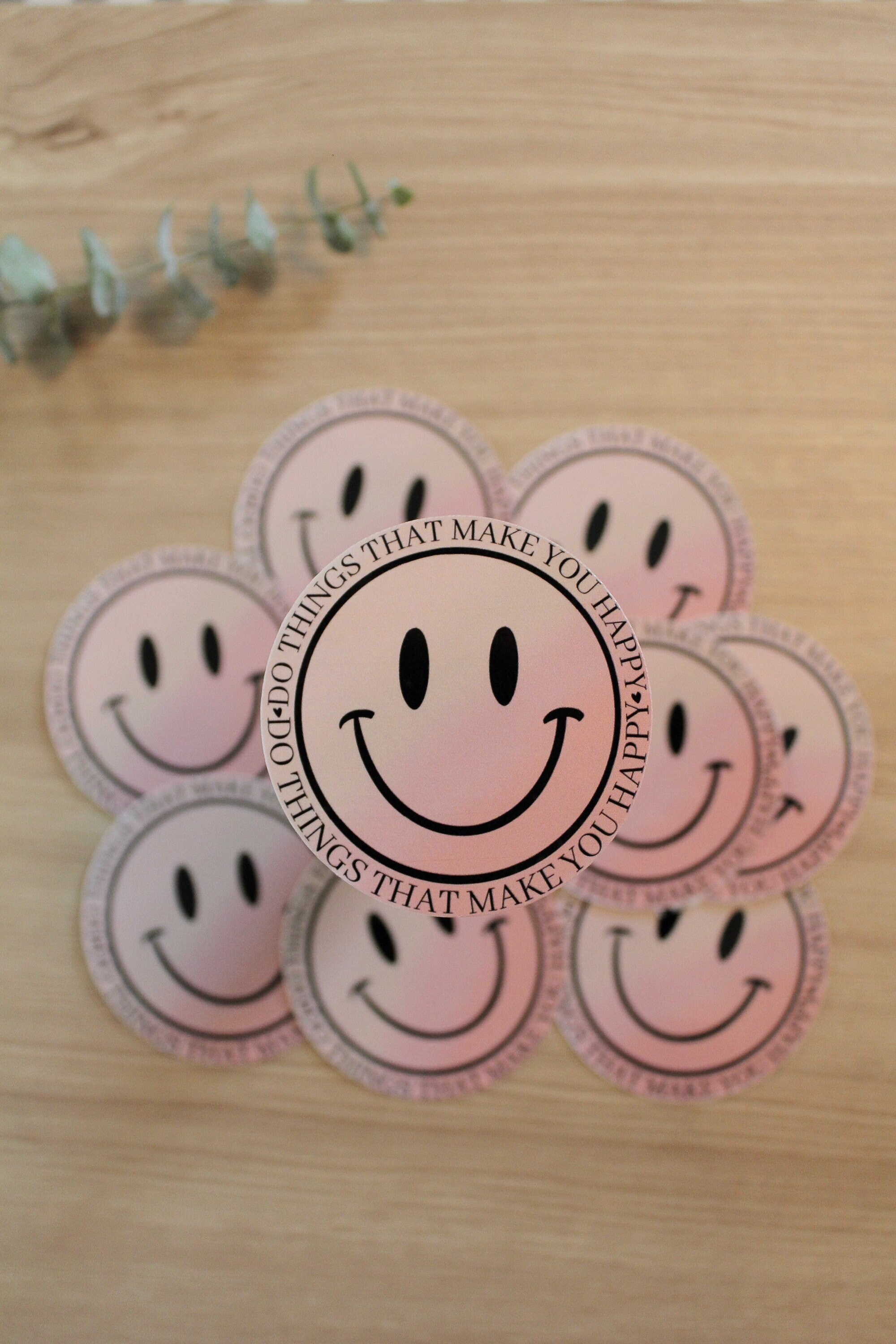 Happy Sticker Smiley Face Sticker Cute Stickers Smile | Etsy