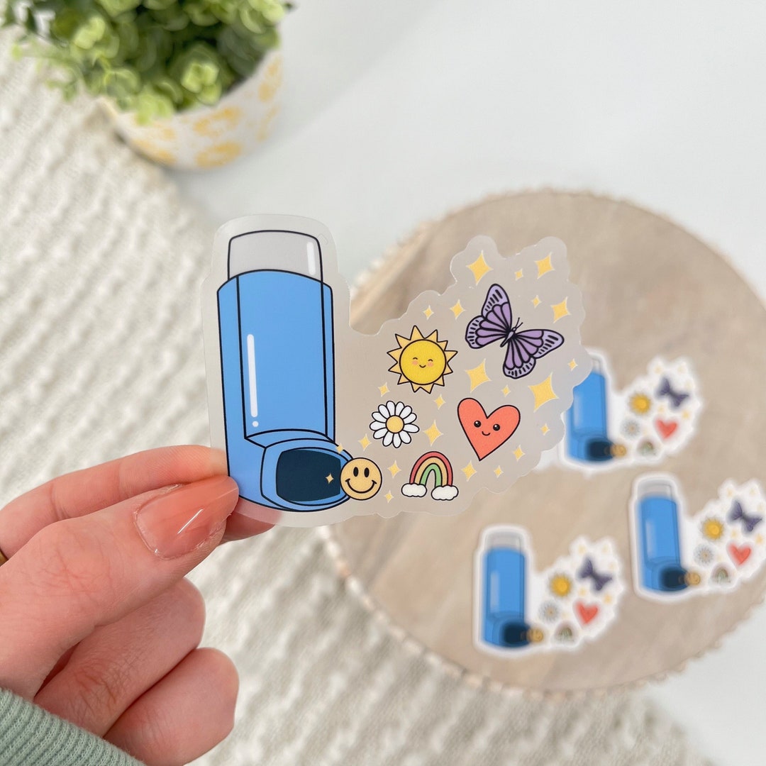 Magical Inhaler Sticker, Puffer Sticker, Respiratory Illness Sticker ...
