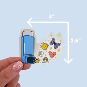 Magical Inhaler Sticker, Puffer Sticker, Respiratory Illness Sticker ...