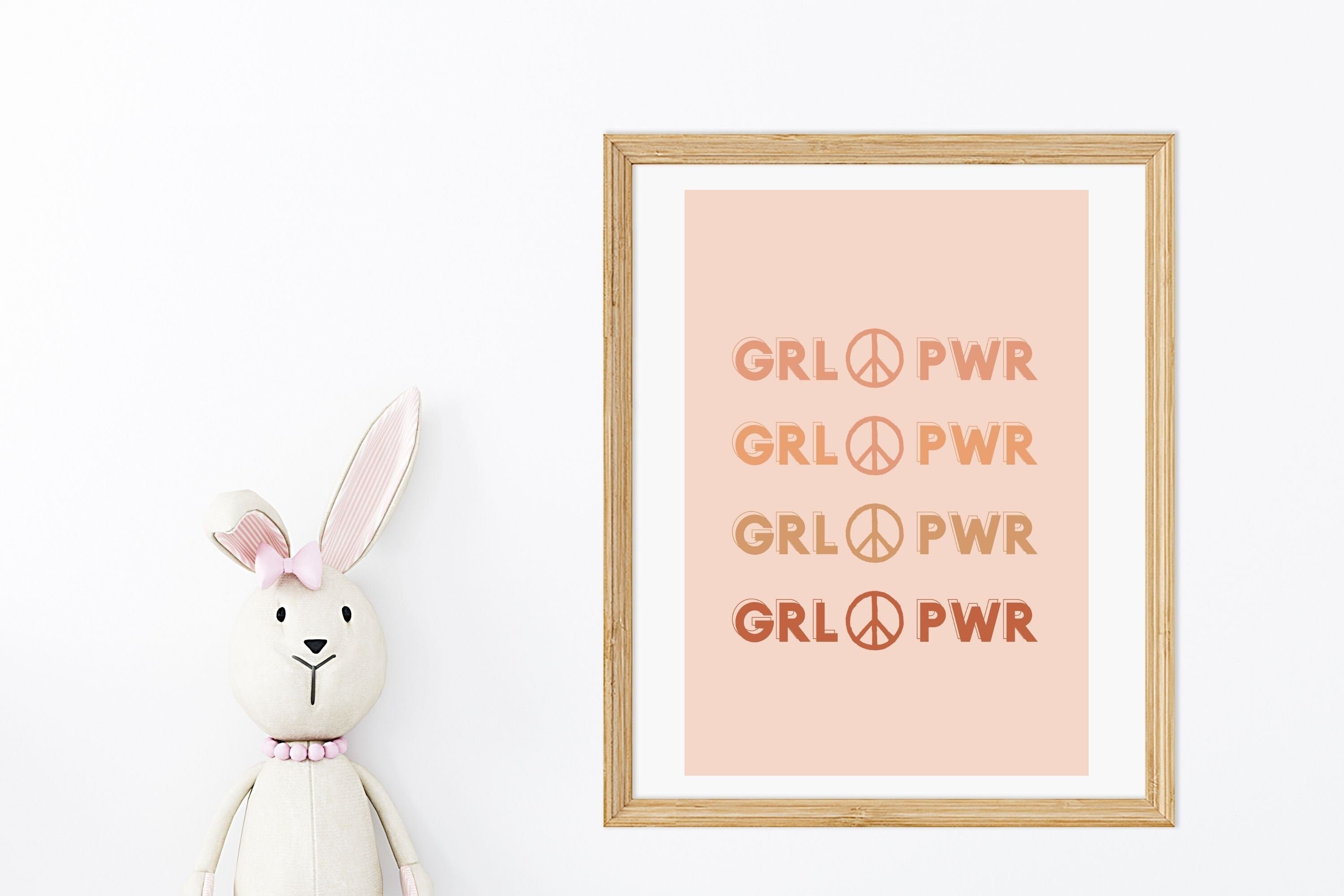 Girl Power Print Girl Power Sign Baby Girl Quotes Boho | Etsy