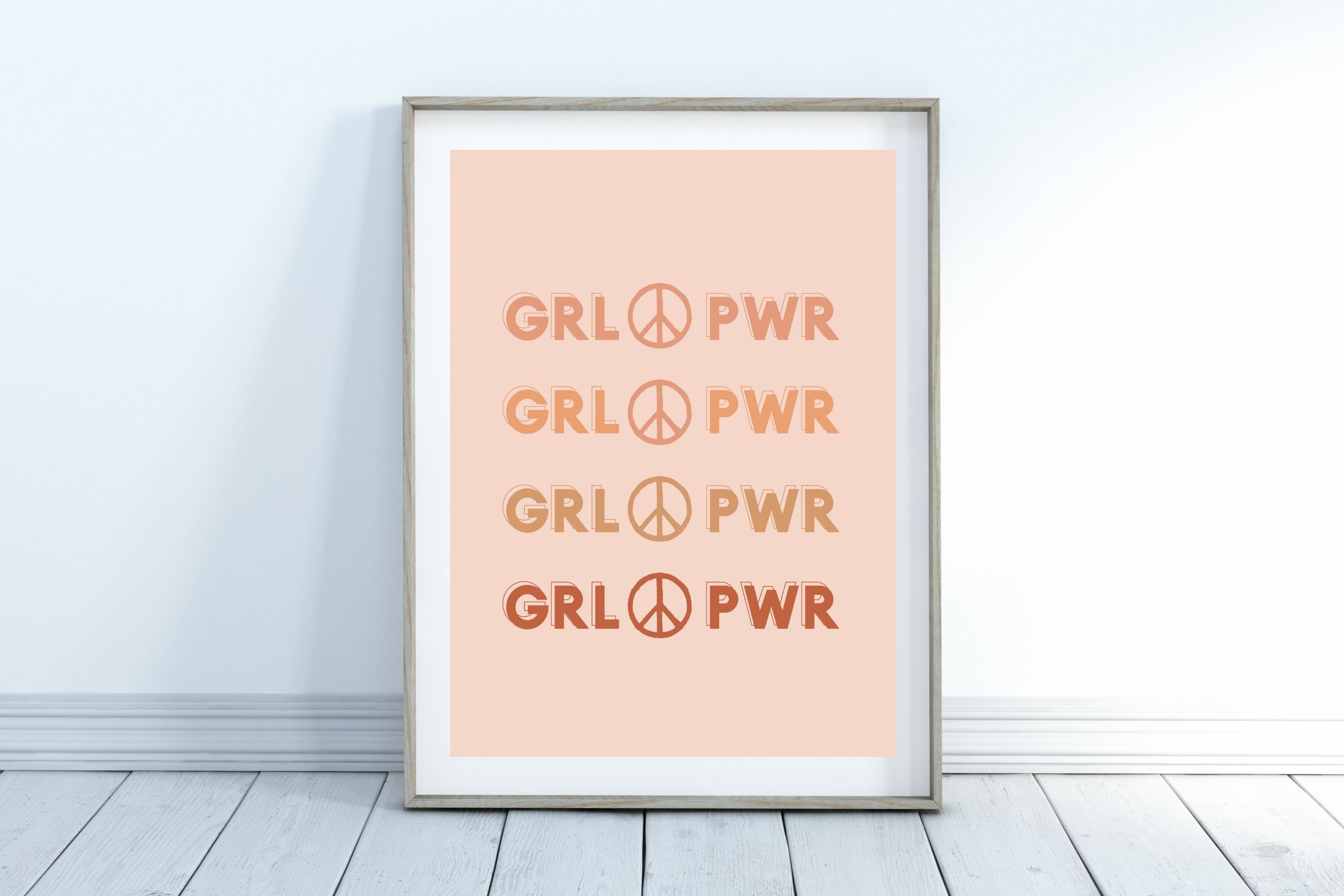Girl Power Print Girl Power Sign Baby Girl Quotes Boho | Etsy