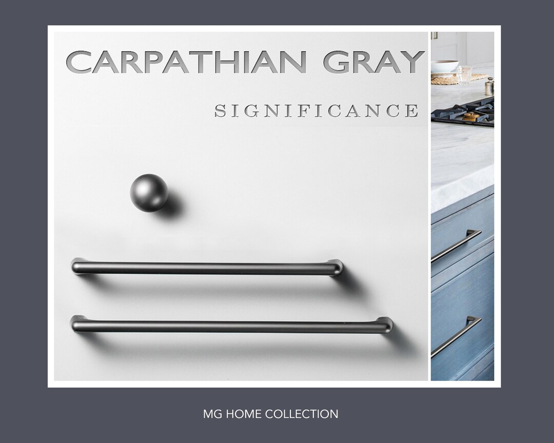 Clearance Modern Grey Cabinet Handles Kitchen Drawer Cupboard - Etsy