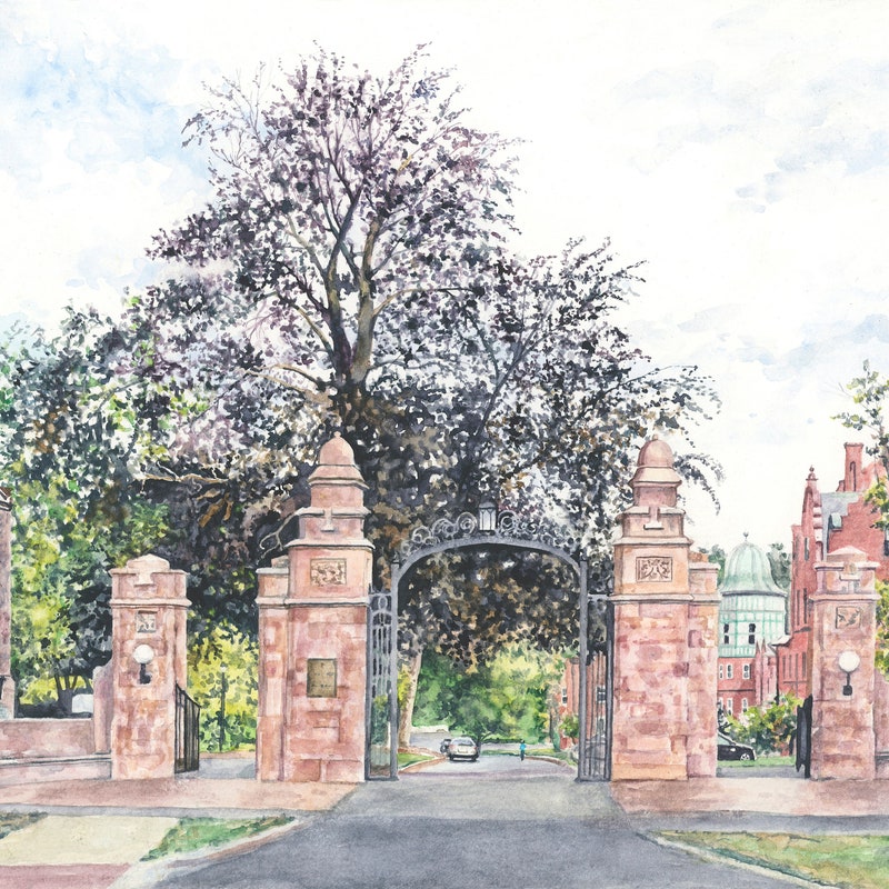 College Painting Decor - Etsy