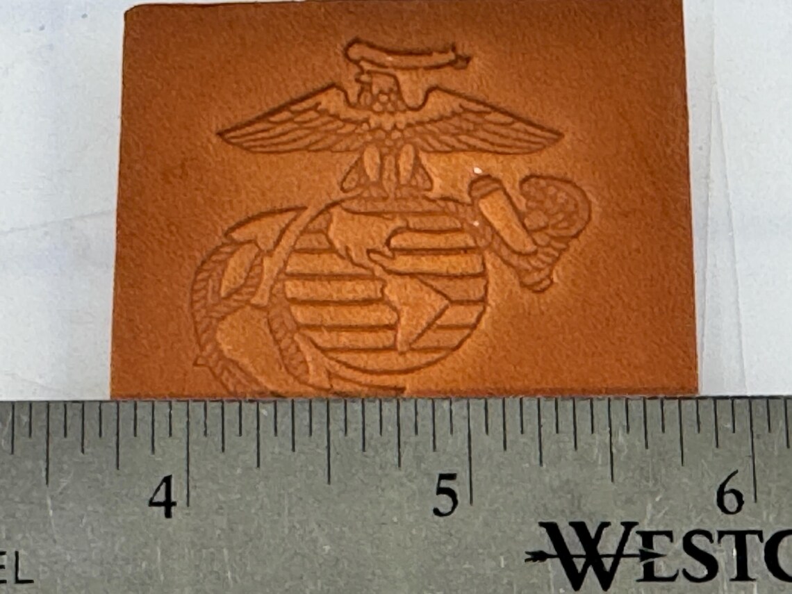 USMC 1.5" EGA Eagle Globe and Anchor Stamp for Leather - Etsy