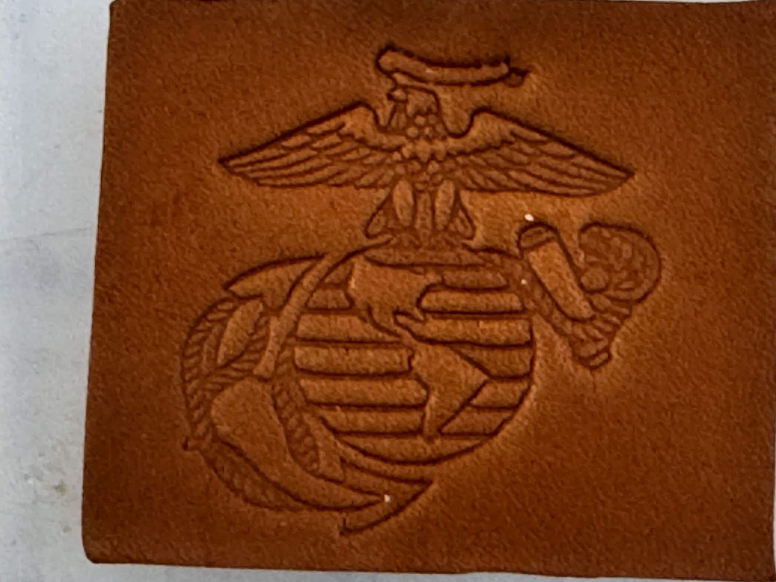 USMC 1.5" EGA Eagle Globe and Anchor Stamp for Leather - Etsy