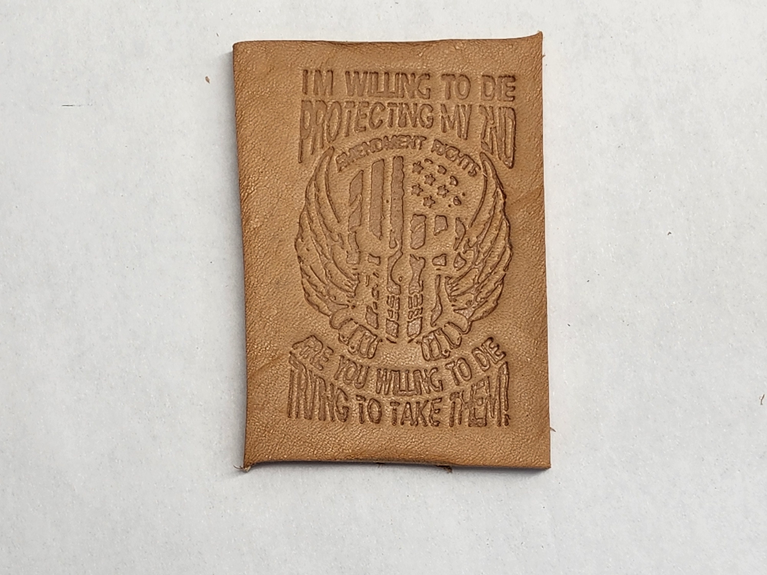 Protect the 2nd Amendment Acrylic Stamp for Leather - Etsy