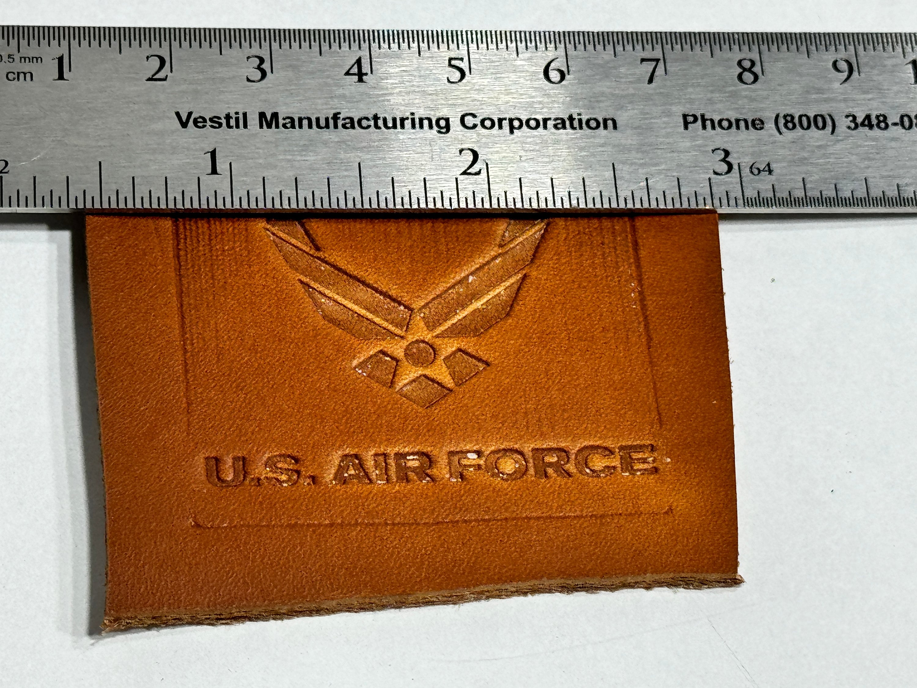Leather Stamp (acrylic) - United States Air Force - Etsy