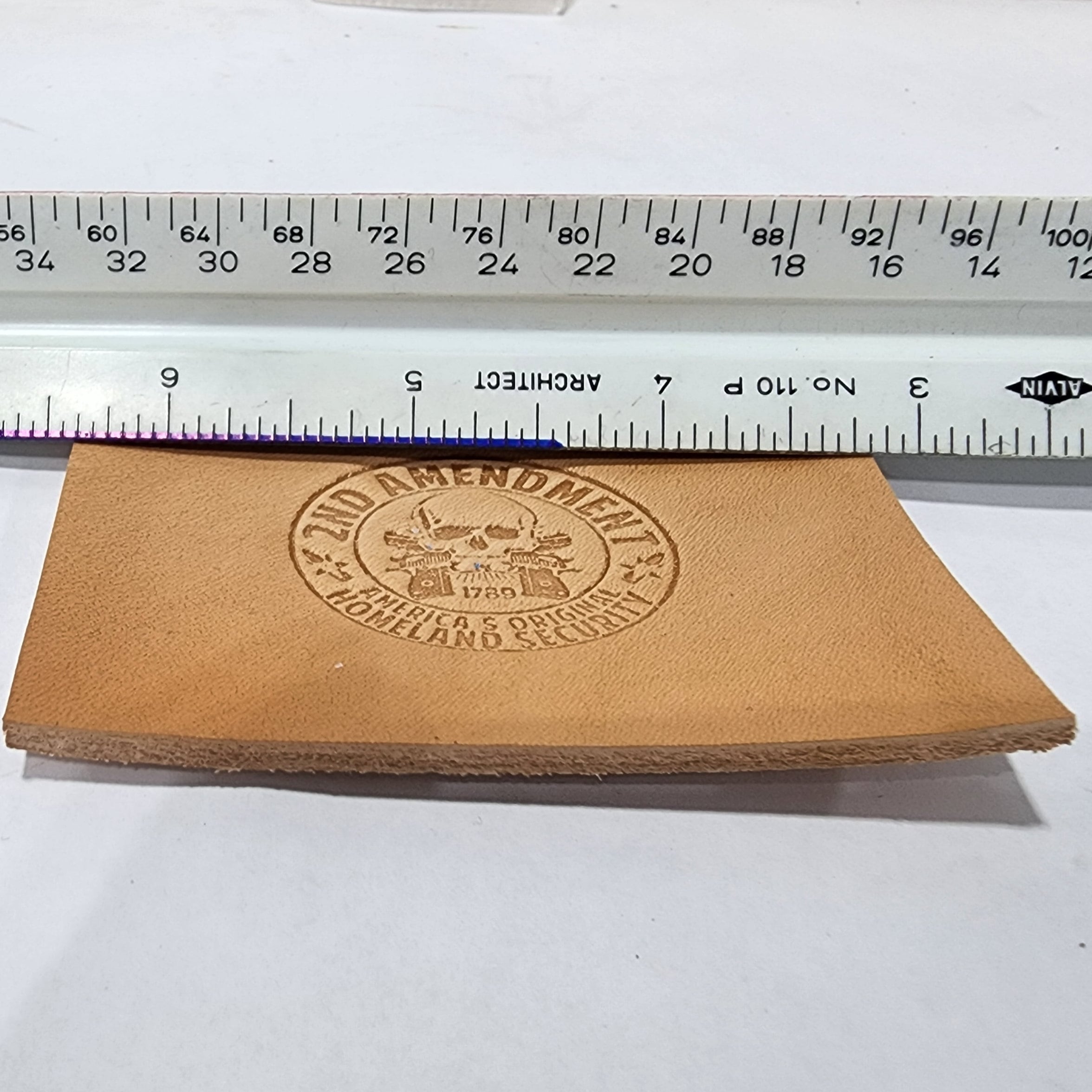 Leather Stamp (acrylic) - 2nd Amendment Homeland Security - Etsy