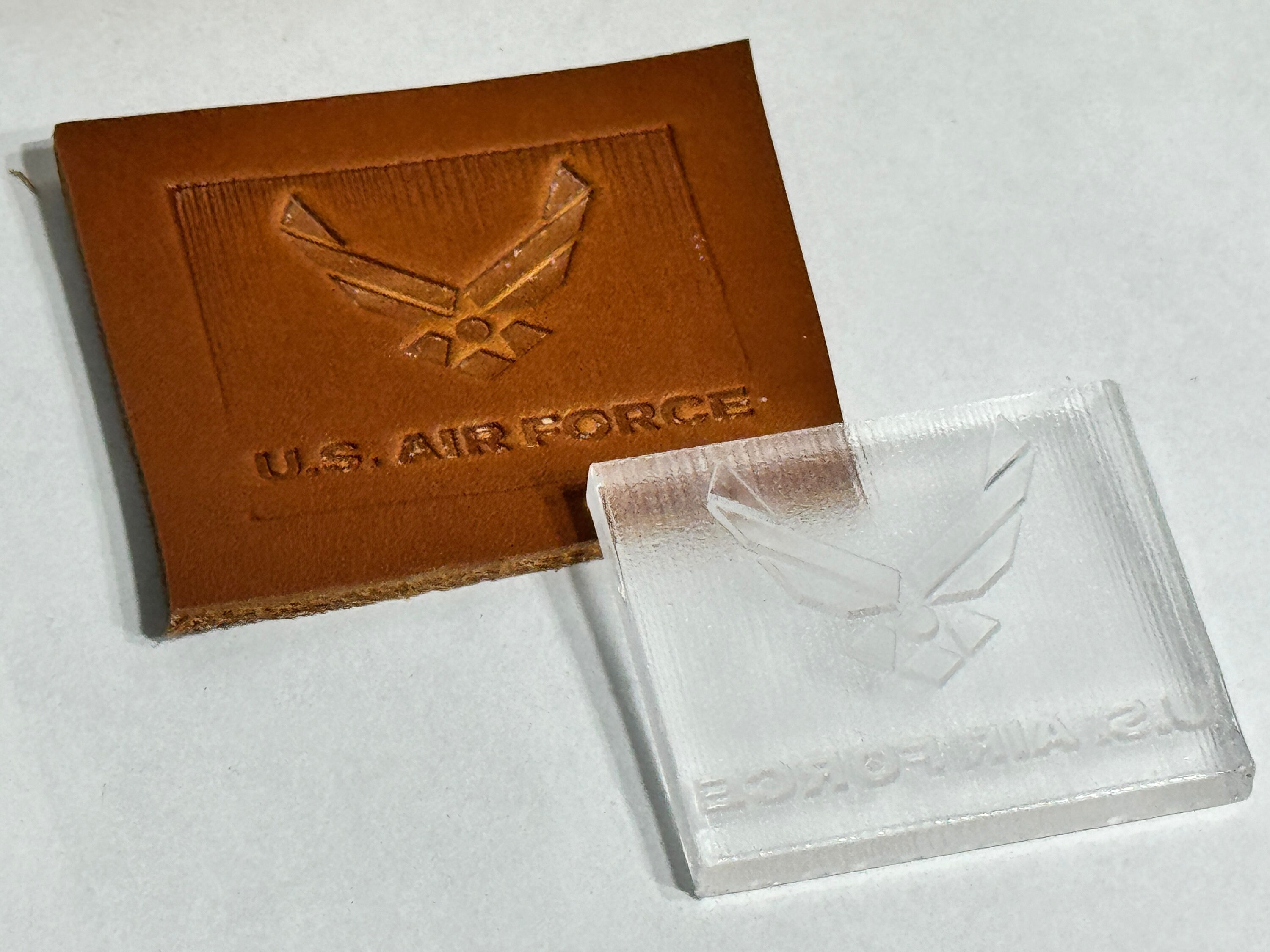 Leather Stamp (acrylic) - United States Air Force - Etsy