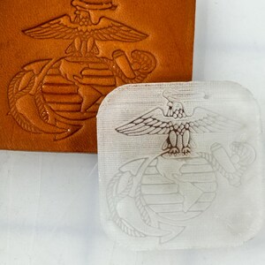 USMC 1.5" EGA Eagle Globe and Anchor Stamp for Leather - Etsy