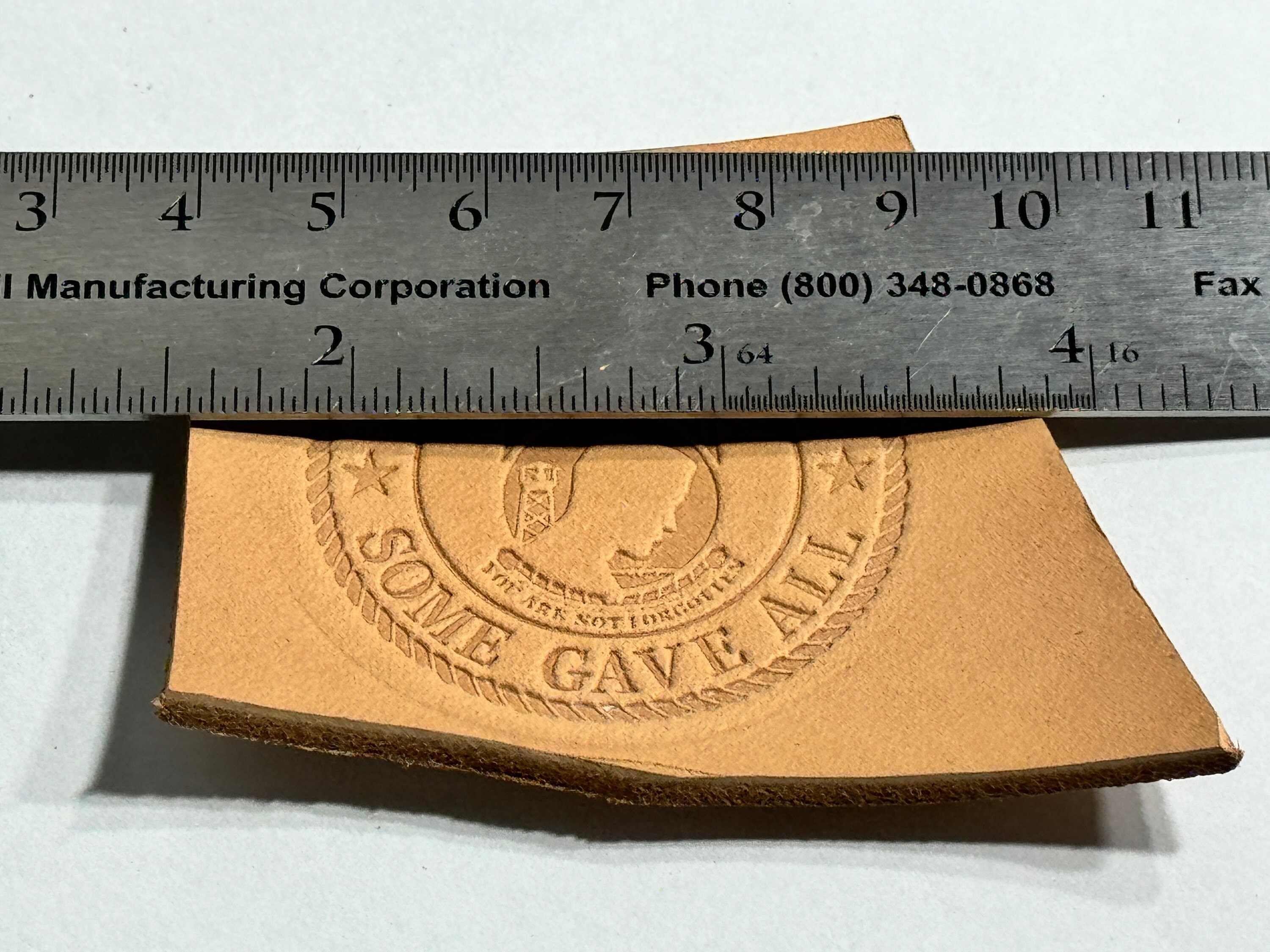 Leather Stamp (acrylic) - United States POW-MIA - Etsy